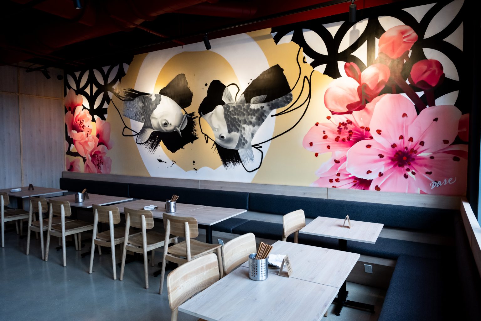 Murales para Restaurantes y Bares pintados a mano · Dase